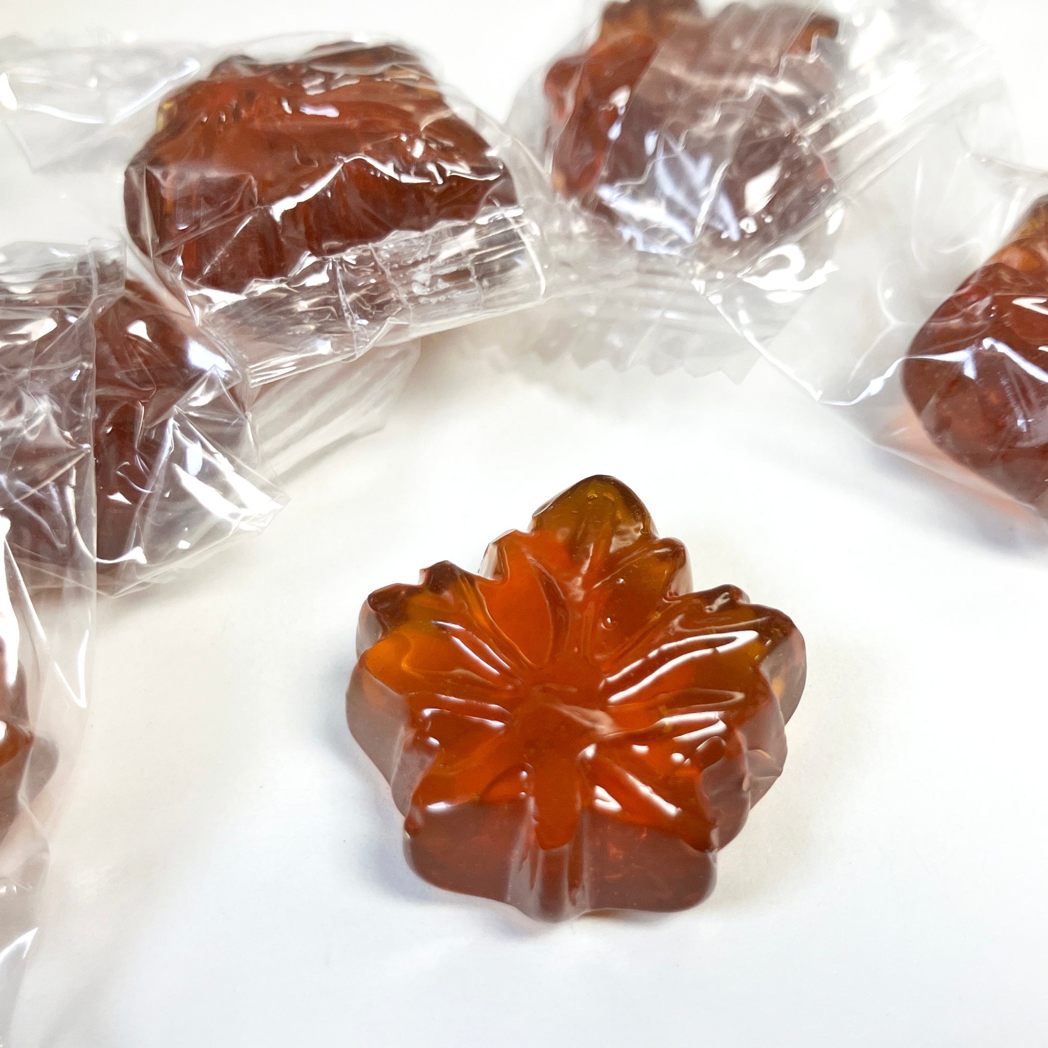 Pure Maple Syrup Hard Candy Leaves